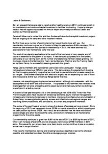 NRA » Chairman AGM Speech - 2018 - NRA