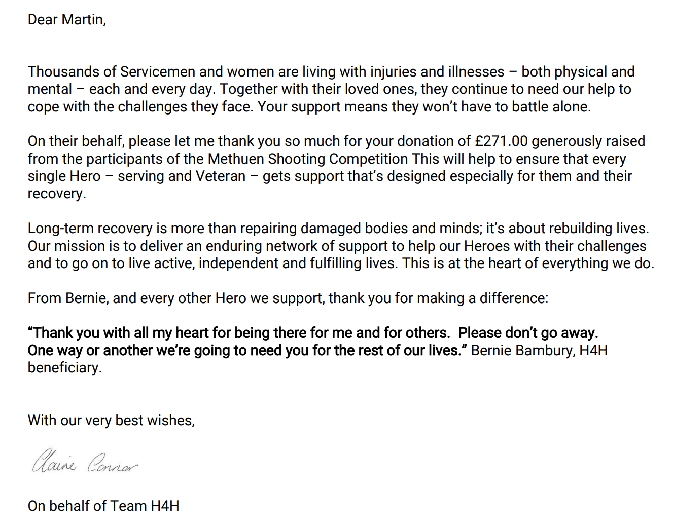 NRA » H4H Letter - NRA